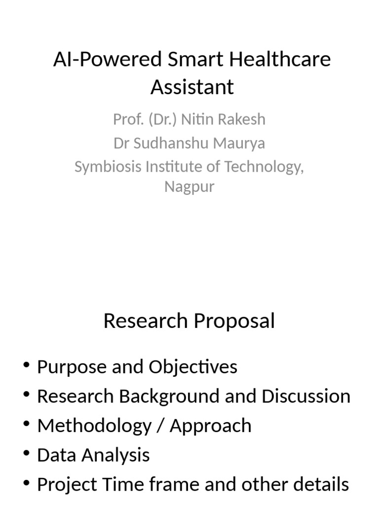 AI Assistant for Healthcare Access | PDF | Internet Of Things | Health Care