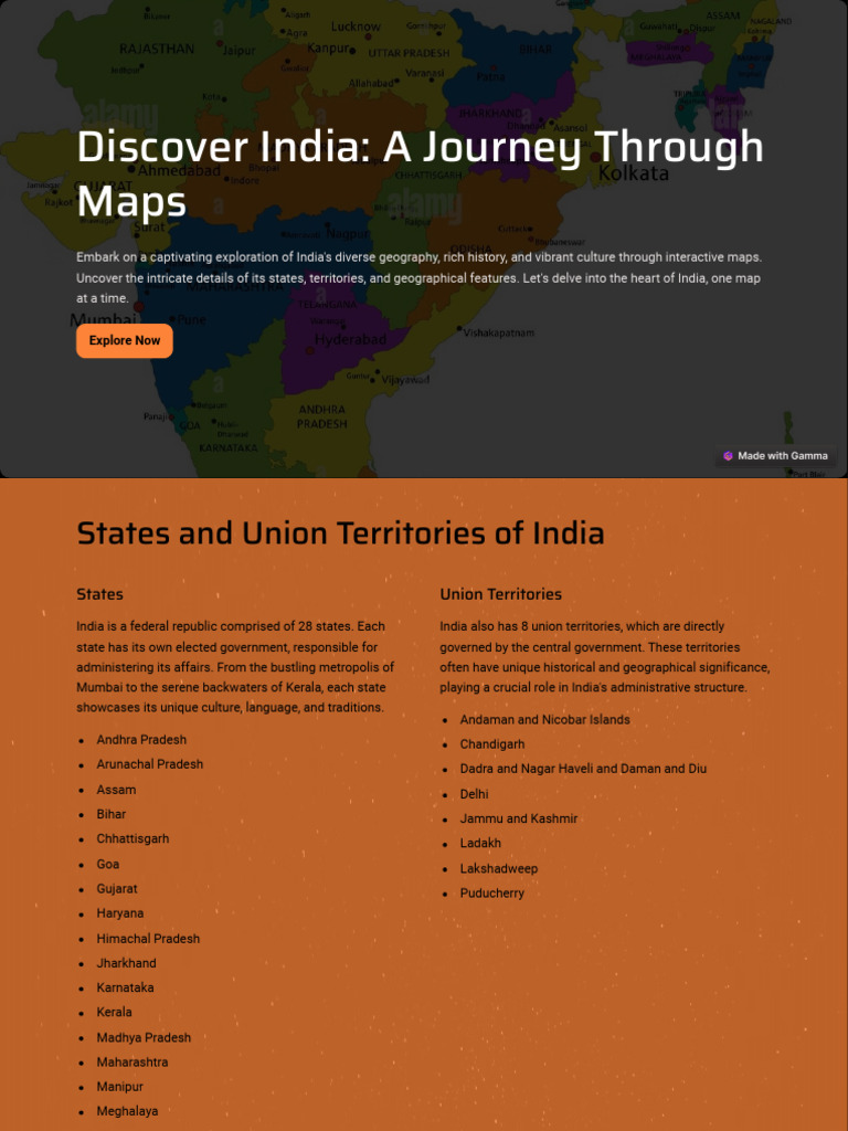 Discover India A Journey Through Maps | PDF | Earth Sciences | Physical ...