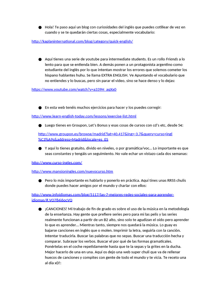 Ideas Self Learning | PDF | Idiomas | Estudios de idiomas extranjeros