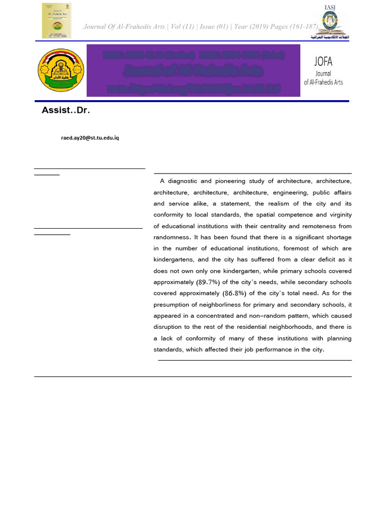 Kfat Altwzy Almkany Llkhdmat Altlymyt Fy Mdynt Alh | PDF