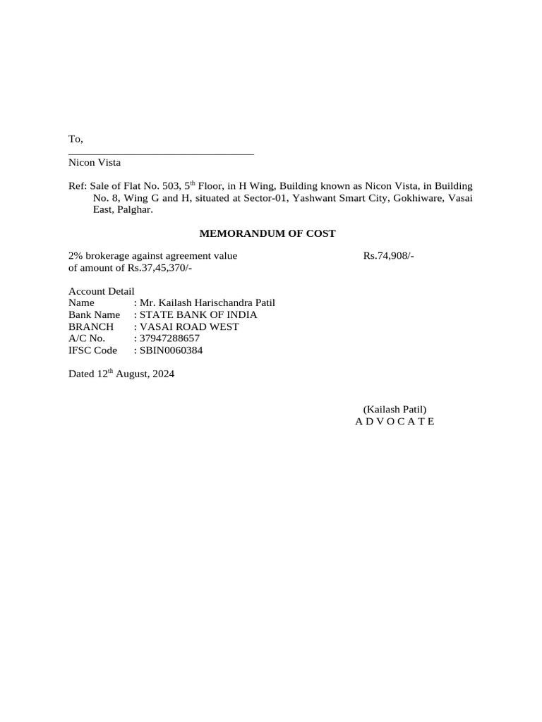 Bill Format Karan | PDF