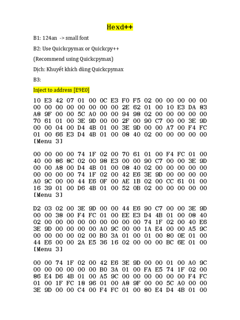 Hexd | PDF