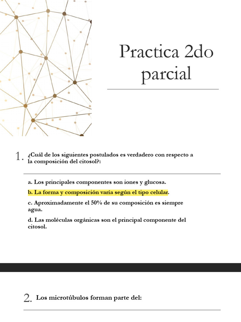 Practica 2do Parcial Bio 91 | PDF | Traducción (biología) | Histona