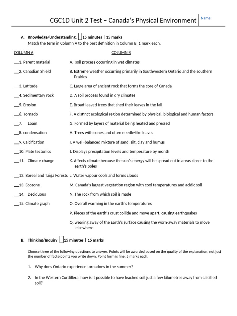 1590491114-U2 Test B | PDF | Soil | Earth