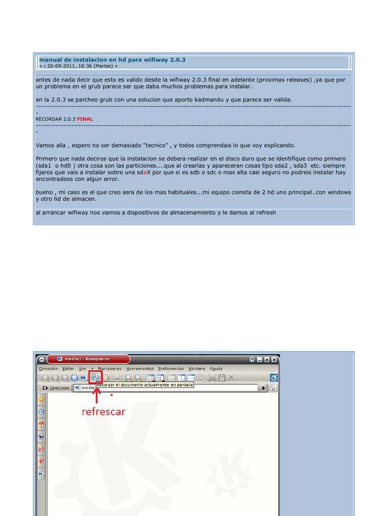 Manual de Instalacion de WIFIWAY | PDF | Ubuntu (sistema operativo ...