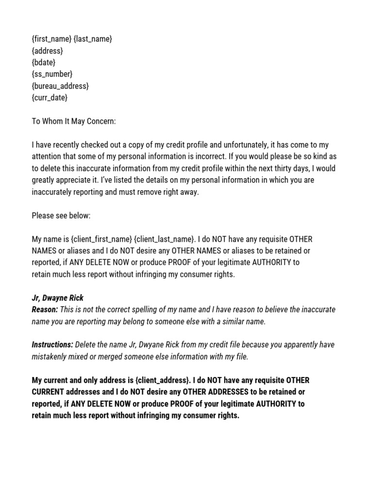 Updating Personal Information Letter | PDF | Career & Growth | Politics