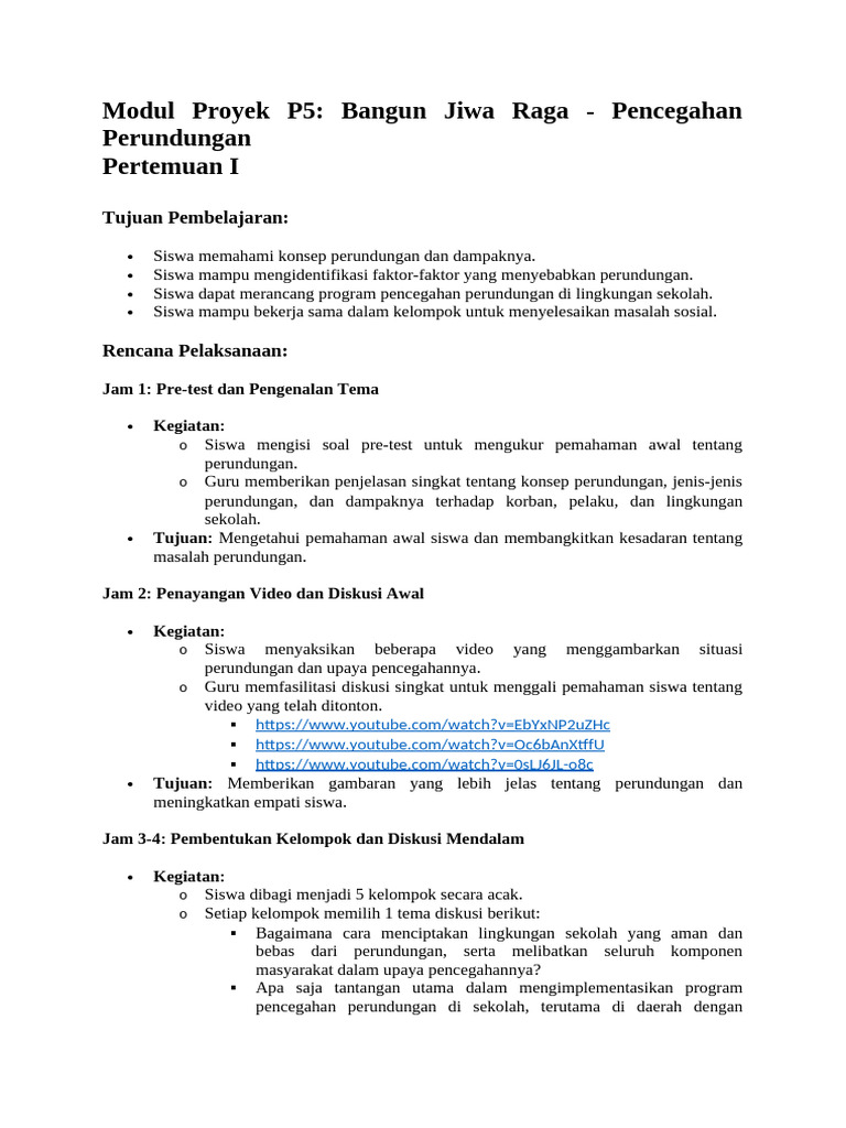 Bangun Jiwa Raga | PDF