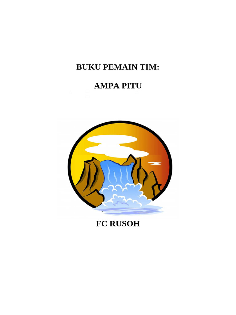 Format Buku Pemain Ampa Pitu FC Rusoh | PDF