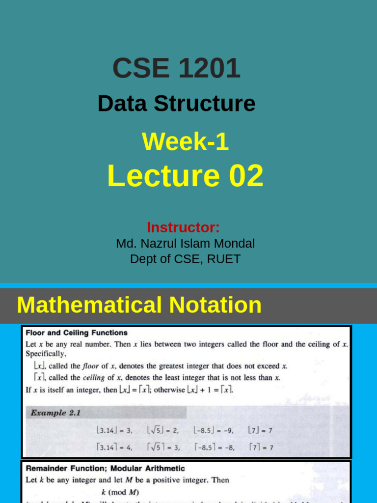 Lect 02 Cse1201 Introduction Pdf Algorithms Computational 6141