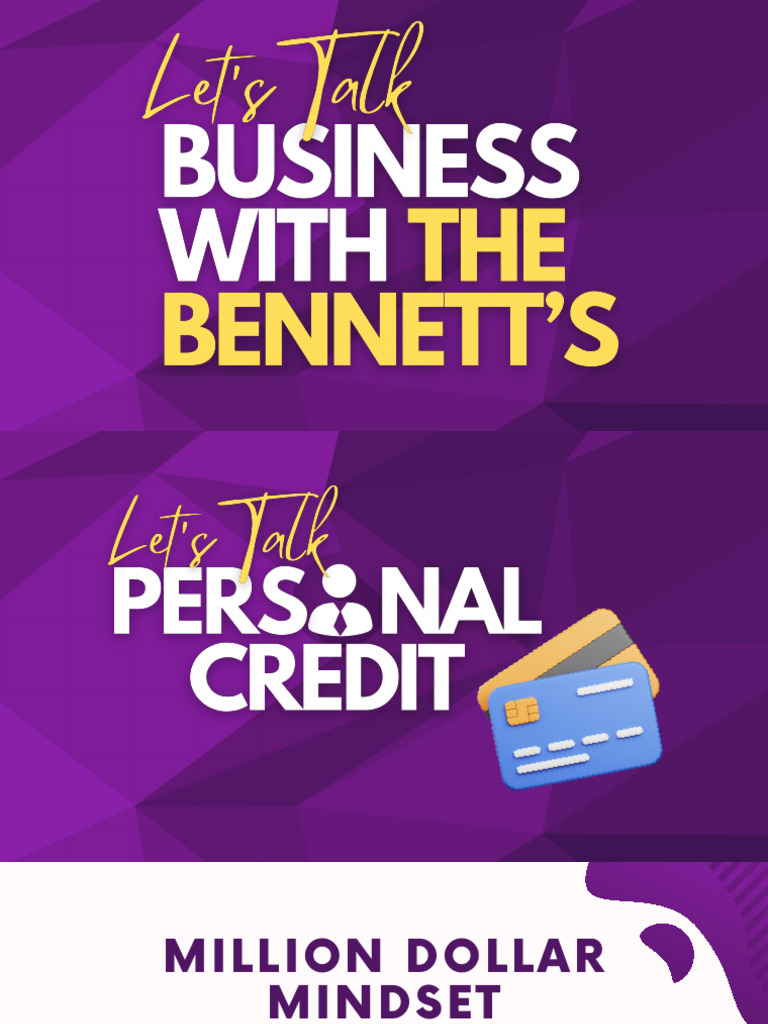 A. Personal Credit Lesson 1 | PDF | Credit Card | Credit