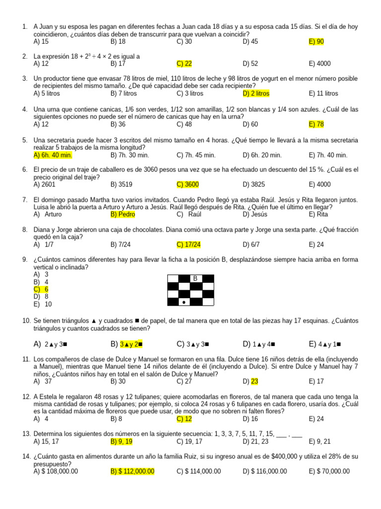 Ex MATE Febrero 2024 ING FS Semestral | PDF