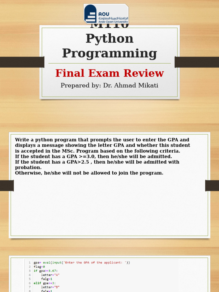 M110-Final Exam Review | PDF | Computer Science | Computing