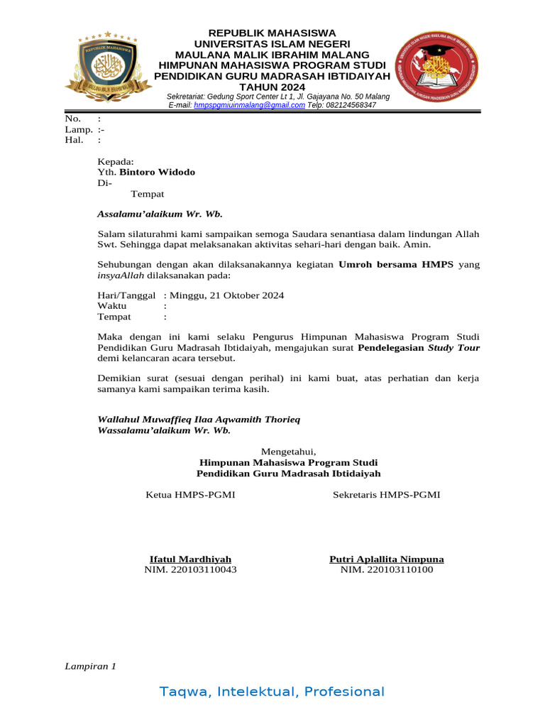 Template Rundown Dan Rab | PDF