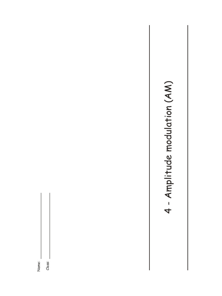 Lab 04 AM DSBFC Modulation | PDF