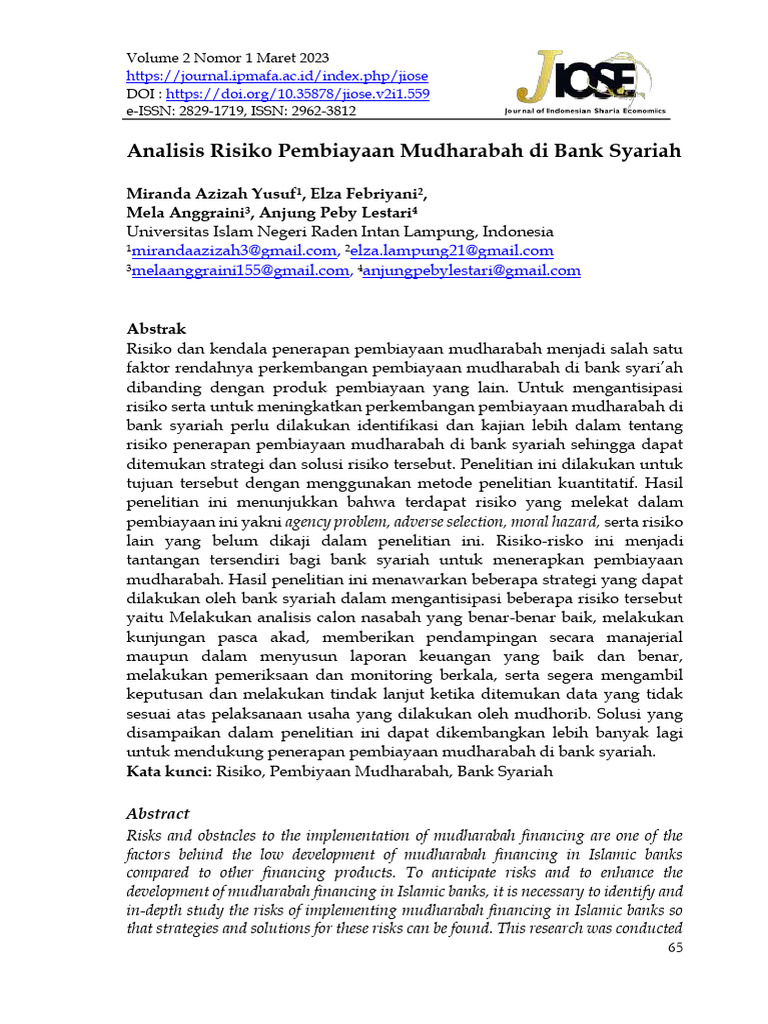 559-Article Text-3252-2-10-20230331 | PDF | Pengelolaan Keuangan & Uang