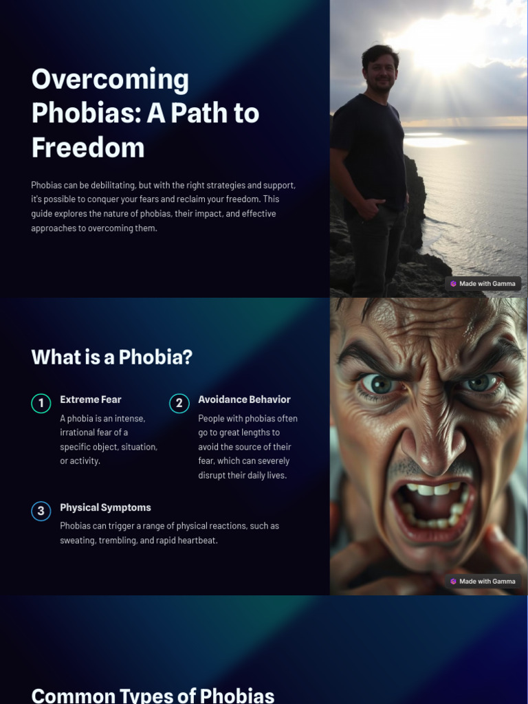 Overcoming Phobias A Path To Freedom | PDF | Phobia | Fear