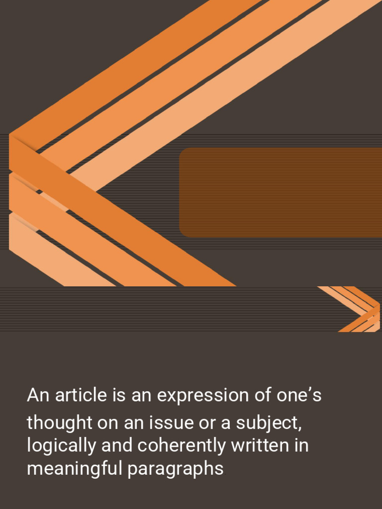 Article Writing - Step by Step Process of Writing | PDF | Life Expectancy | Science