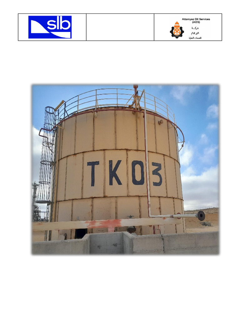 Tank TK03 Inspection Report Summary | PDF | Corrosion | Nondestructive ...