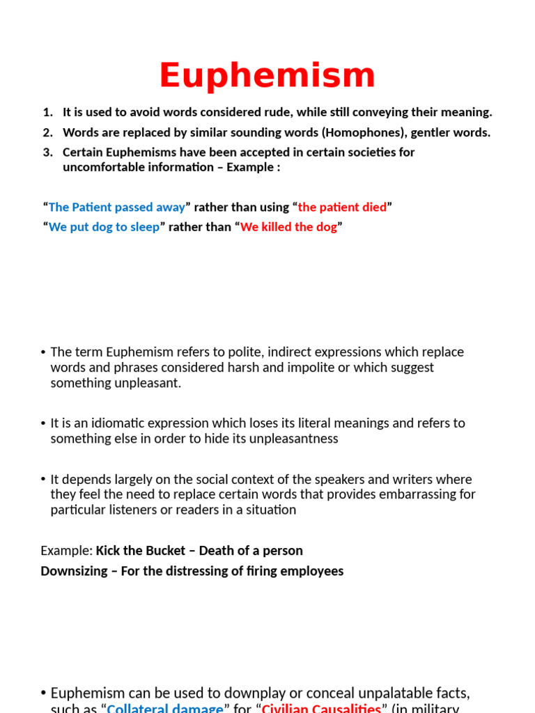 Euphemism | PDF