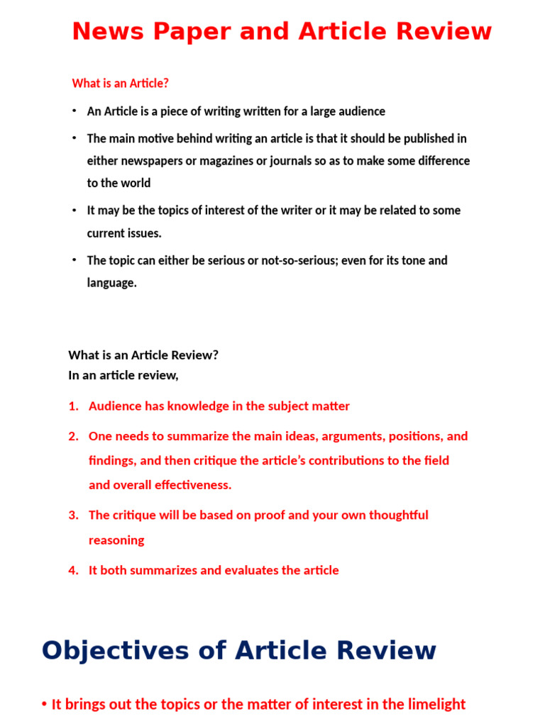 News Paper & Article Review | PDF | Art