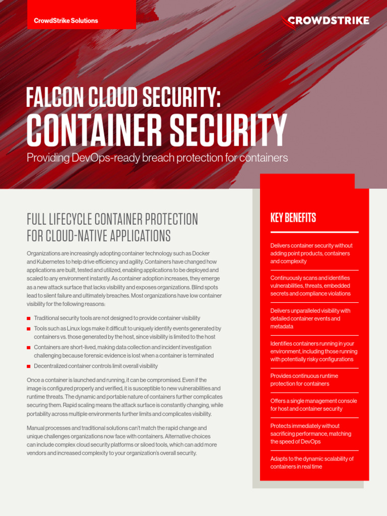 Crowdstrike Falcon Cloud Security Container Security | PDF | Computer ...
