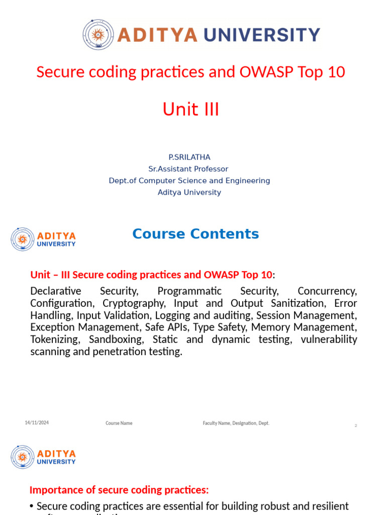Declarative & Programmatic Security | PDF | Security | Computer Security Declarative & Programmatic Security | PDF | Security | Computer Security