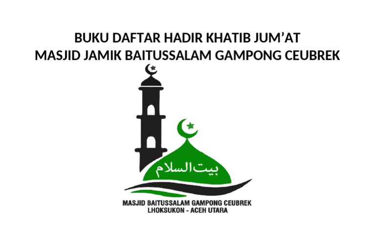 Buku Daftar Hadir Khatib Jum | PDF