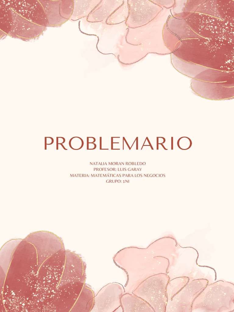 Problemario 2 | PDF