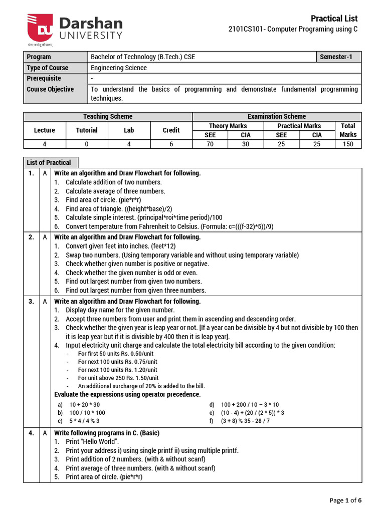 C Lab Manual | PDF | Pointer (Computer Programming) | Matrix (Mathematics) C Lab Manual | PDF | Pointer (Computer Programming) | Matrix (Mathematics)