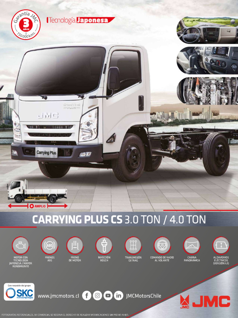 Ficha JMC Carrying Plus | PDF