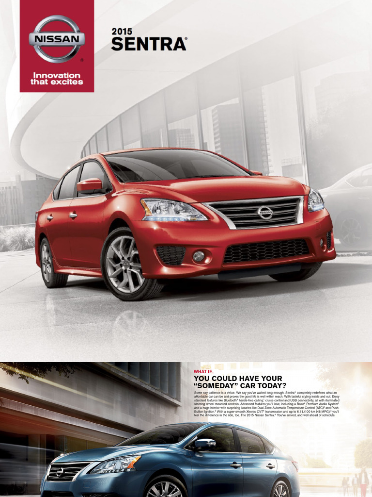 2015 Nissan Sentra Technical And Mechanical Specifications