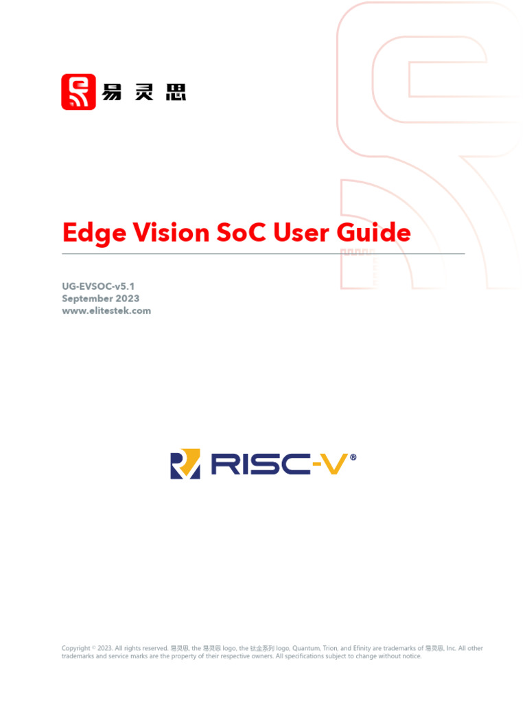 Edge Vision Soc Ug v5.1 | PDF | Computer File | System On A Chip