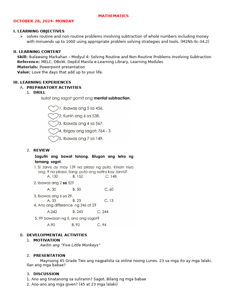 Q2 W3 Math2 | PDF