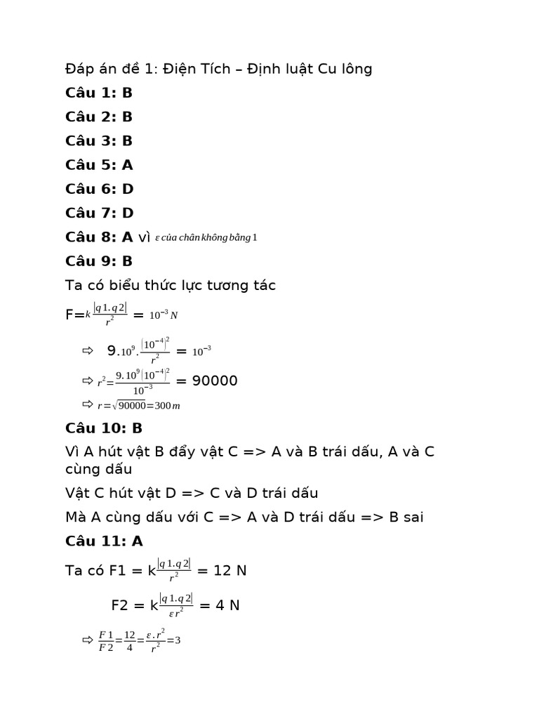 Dap An Dinh Luat Cu Long | PDF