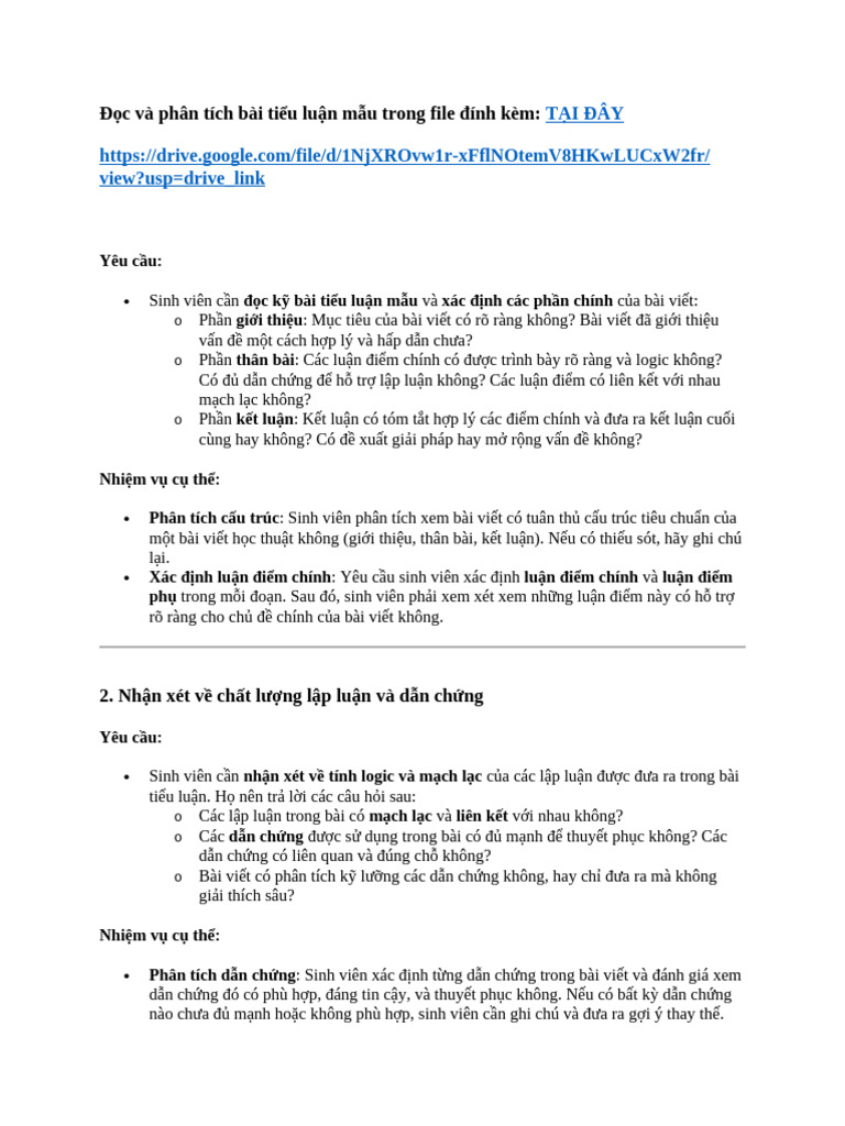 Huong Dan Lam Bai Tap Ky Nang Viet Bai Hoc Thuat | PDF