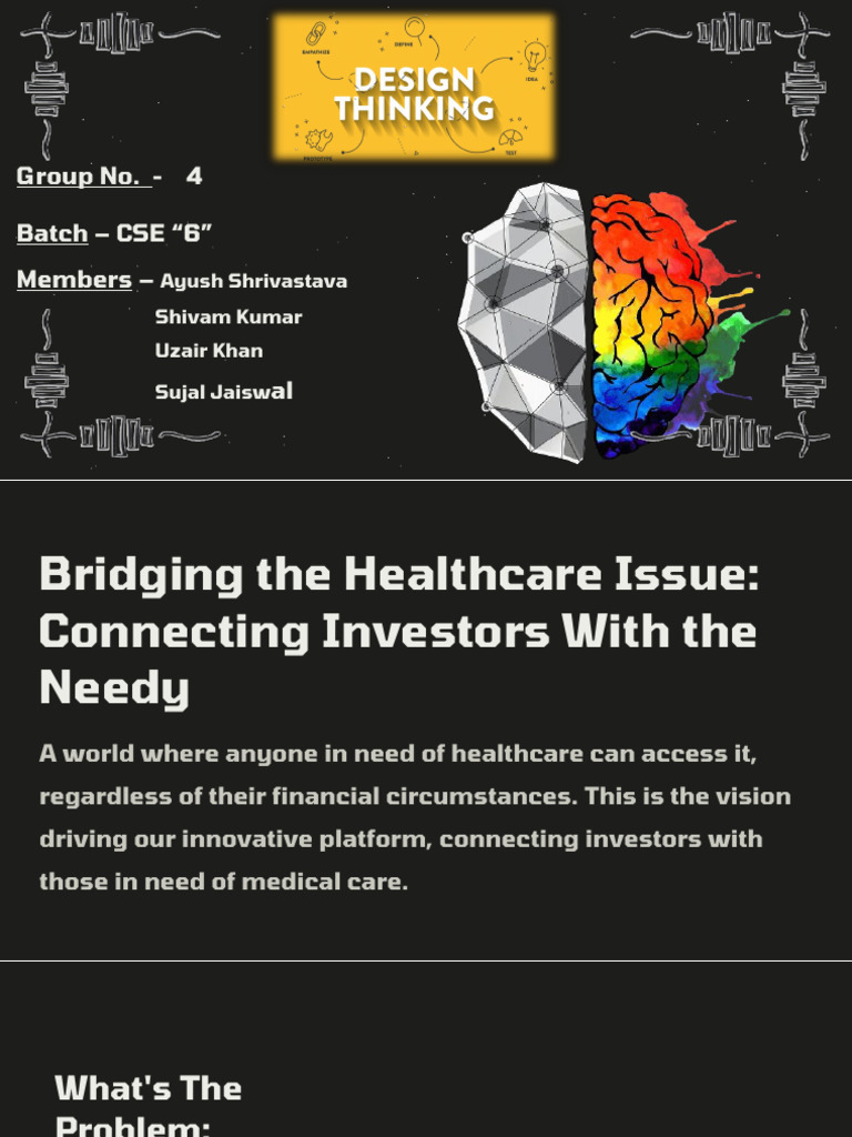 Design Thinking | PDF | Health Care | Investor