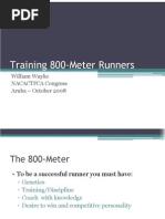 1500m Training Schedule: First 5 Weeks | PDF | Athletics | Racing