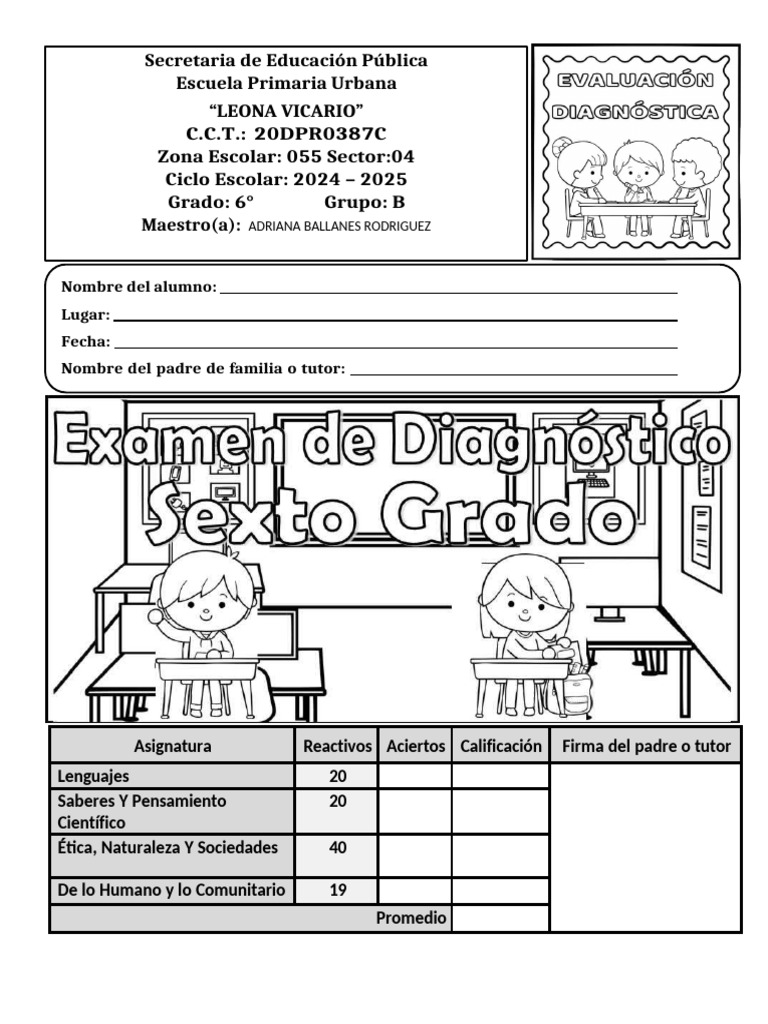 Examen 2024 Sexto | PDF | México | Mapa