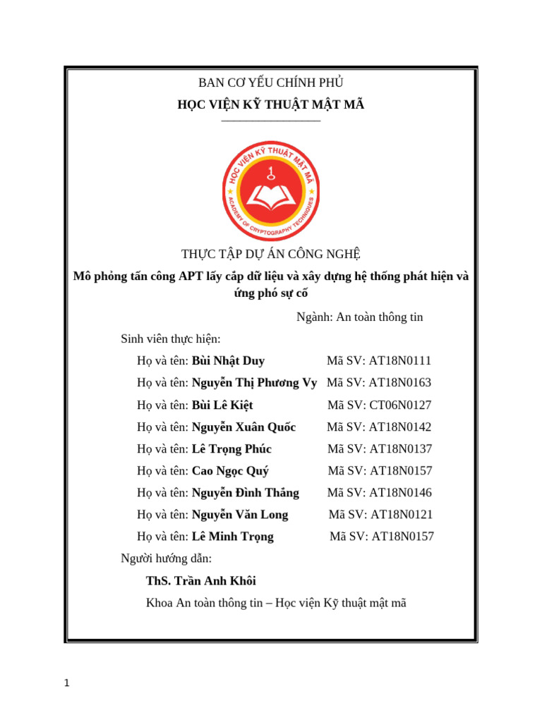 Baocao Final Final | PDF