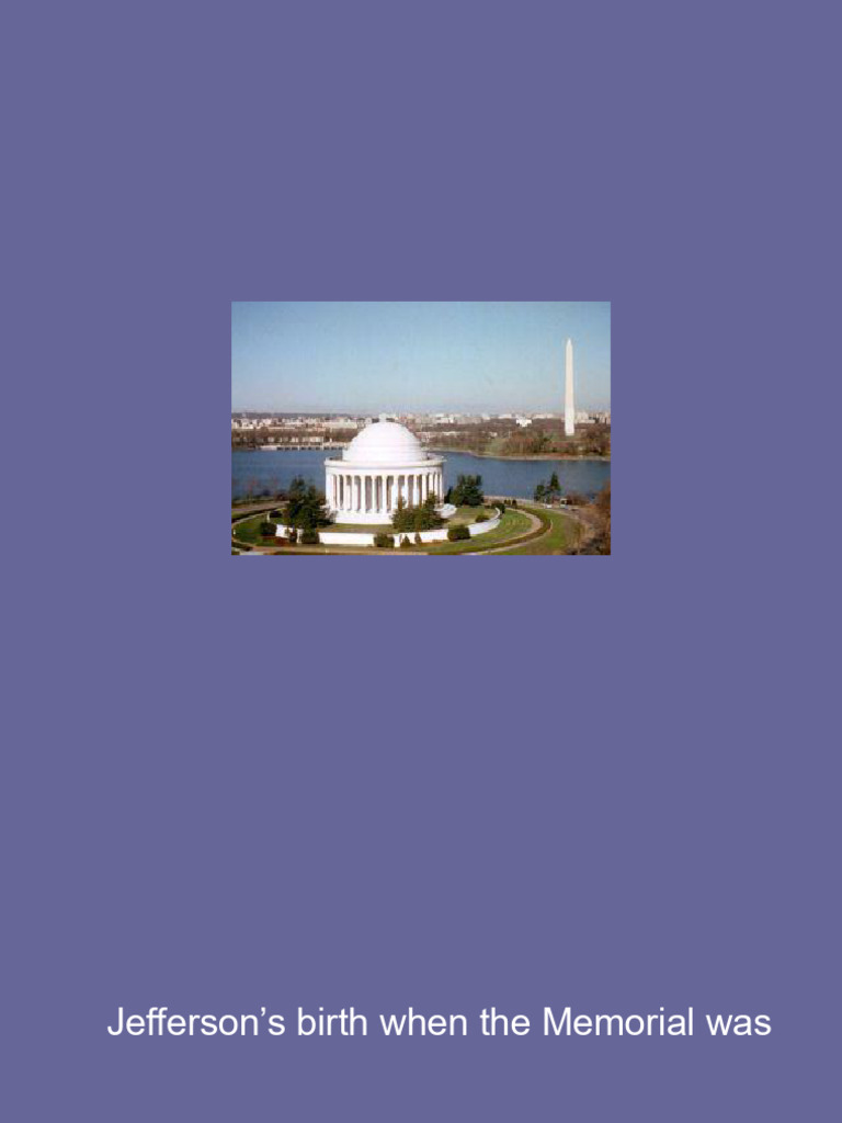 The Jefferson Memorial Comprehension-1 | PDF