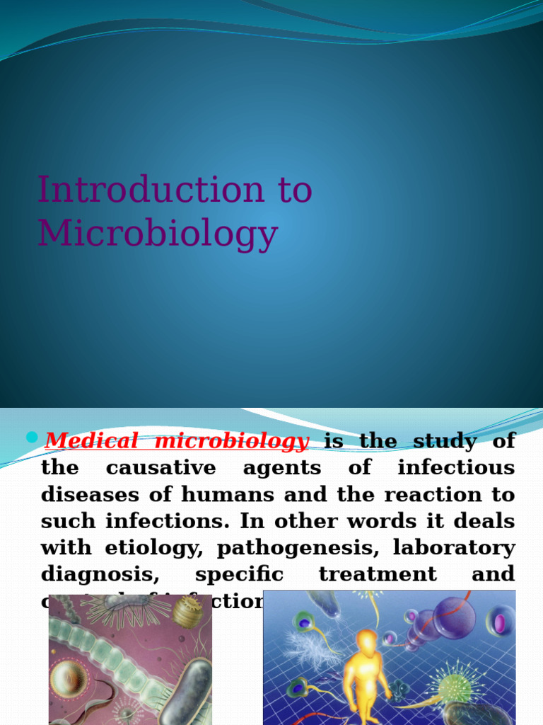 Introduction To Microbiology | PDF | Pathogen | Bacteria