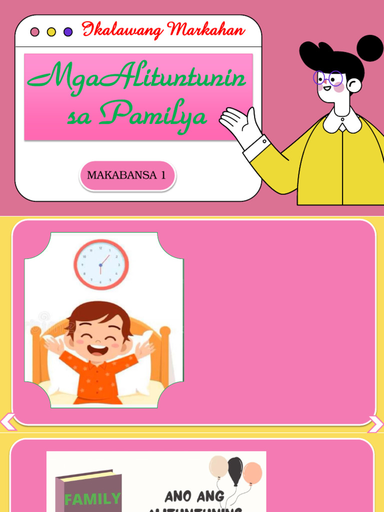 Aralin+3 +Mga+Alituntunin+Sa+Pamilya | PDF