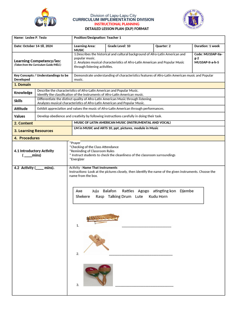 Music DLP | PDF | String Instruments | Musical Instruments