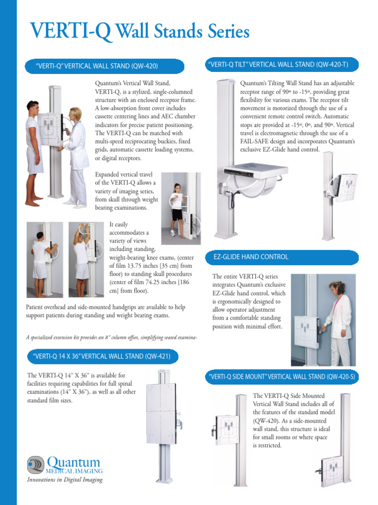 Quantum VERTI-Q Series Wall Stands | PDF | Manufactured Goods