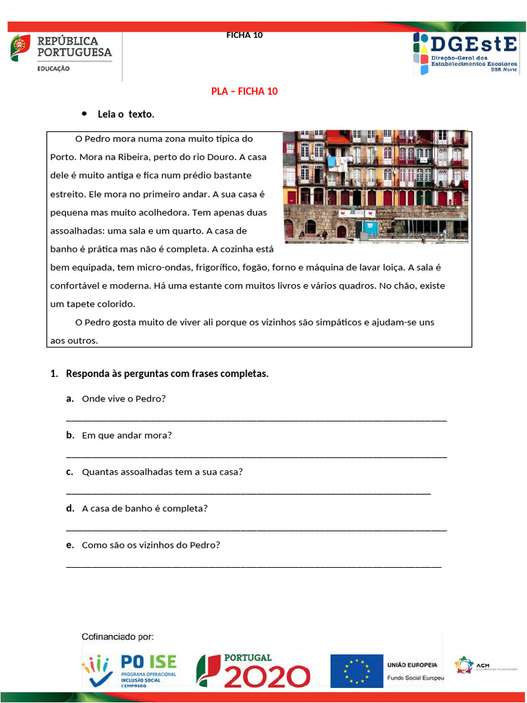 PFOL Ficha 10 | PDF | Transporte | Transporte terrestre