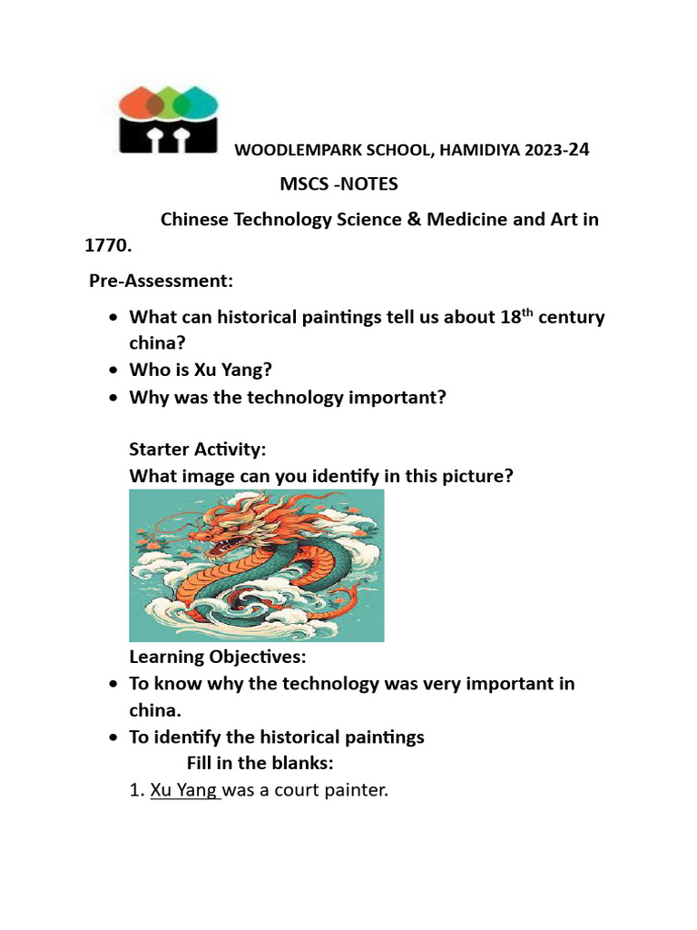 Cai Lun and Chinese Innovations | PDF | Paintings | China