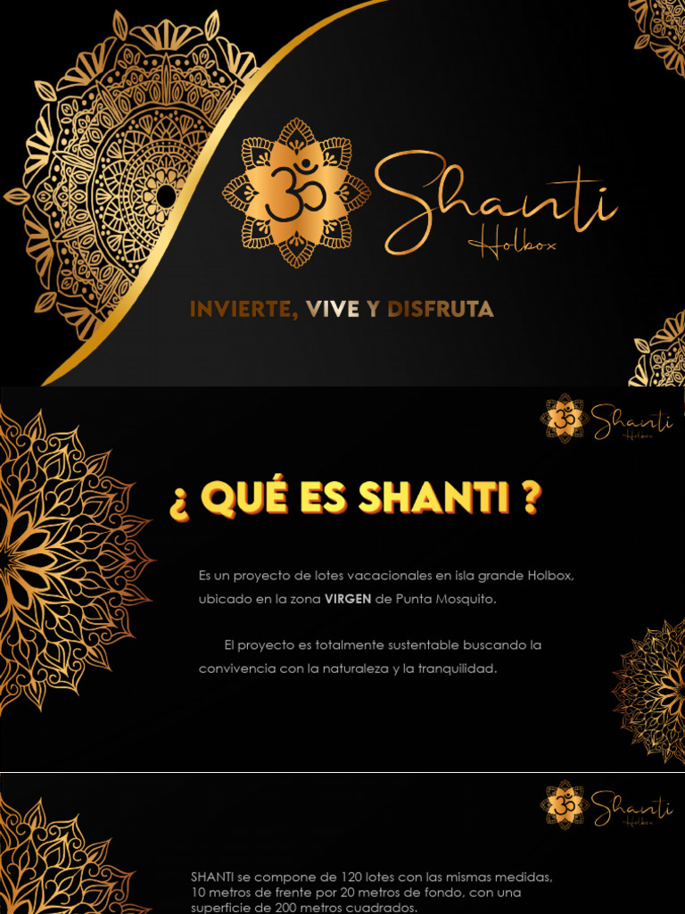 Brochure SHANTI | PDF