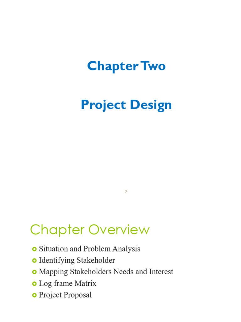 Chapter 2 - Project Design | PDF | Swot Analysis | Bus