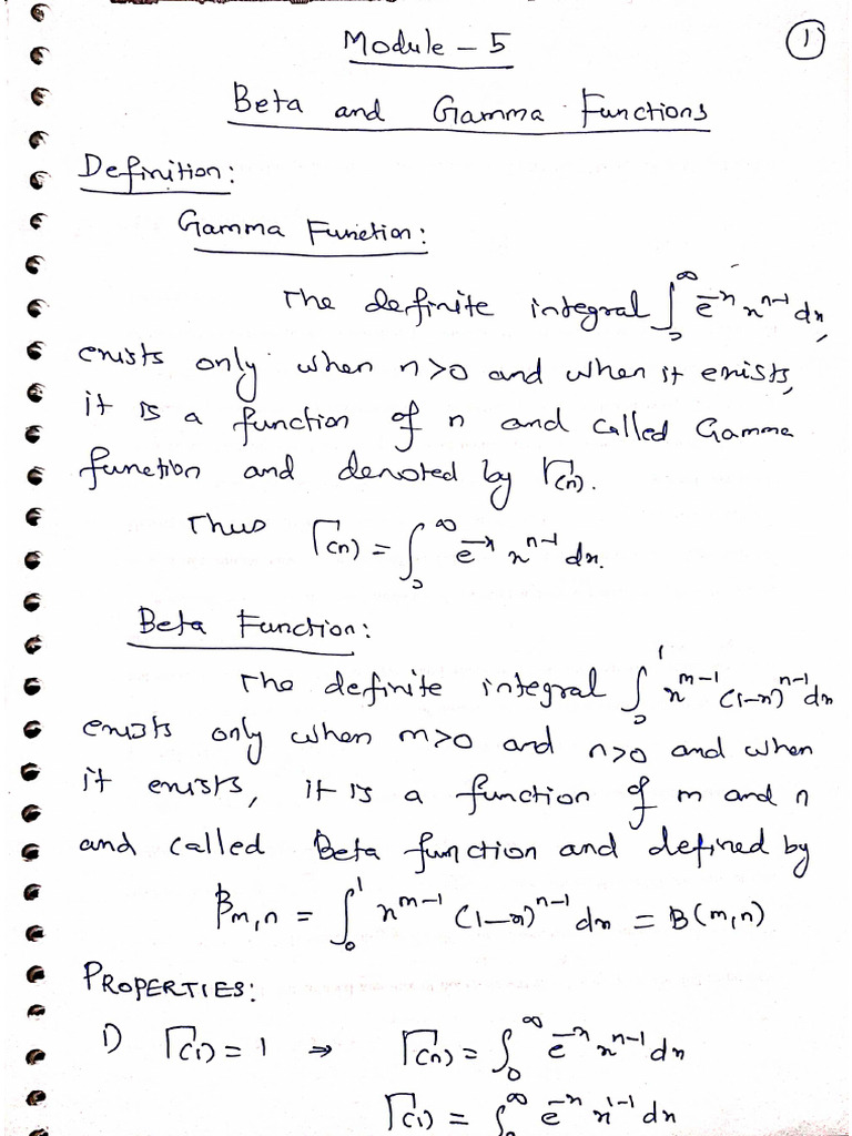 Beta - Gamma Functions2 | PDF