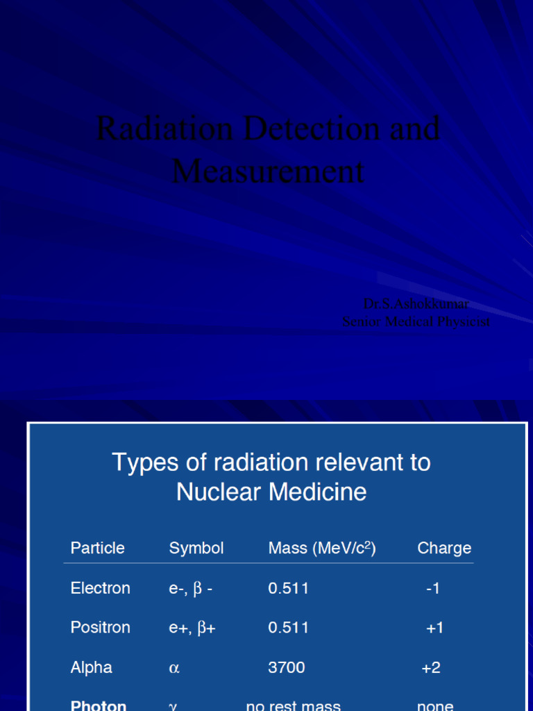 Measurement of Radiation FNL | PDF | Dosimetry | Physical Sciences